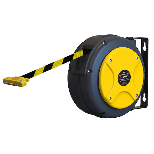 Heavy Duty Retractable Safety Barrier Reel | Caswells Group